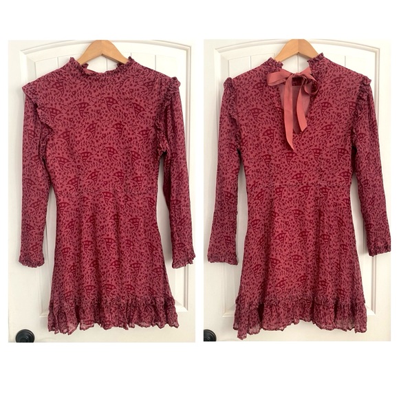 Cleobella | Dresses | New Cleobella Dixie Mini Dress In Red Wine Kerala ...